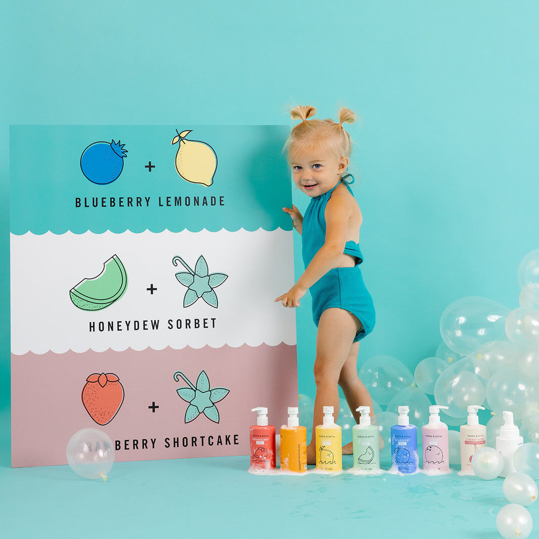 About Dabble & Dollop | Clean, Mixable Kids’ Bath Care