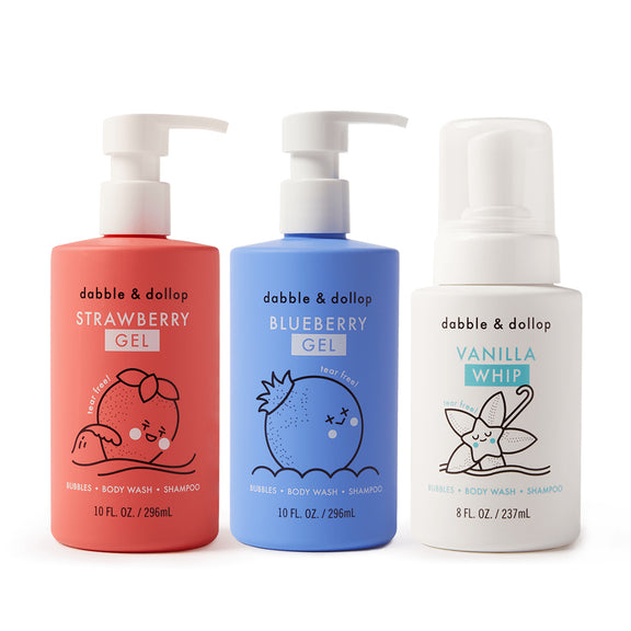 New England Bath Bundle | Team Color Bubble Bath Set – Dabble & Dollop